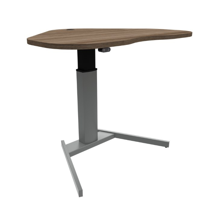 1-nożne biurko regulowane ze stopą w kształcie litery W, 100x80 cm ...